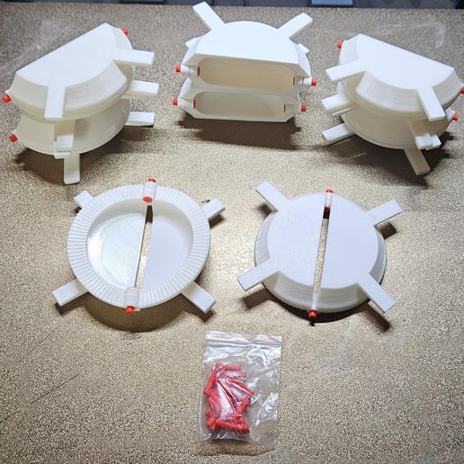 🥧 Empanada/Dumpling Maker Mold 3 Sizes・ STL File for 3D printing・Cults