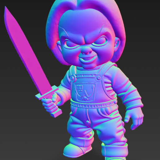 🎨 Chucky・Free 3D File for 3D printing・Cults