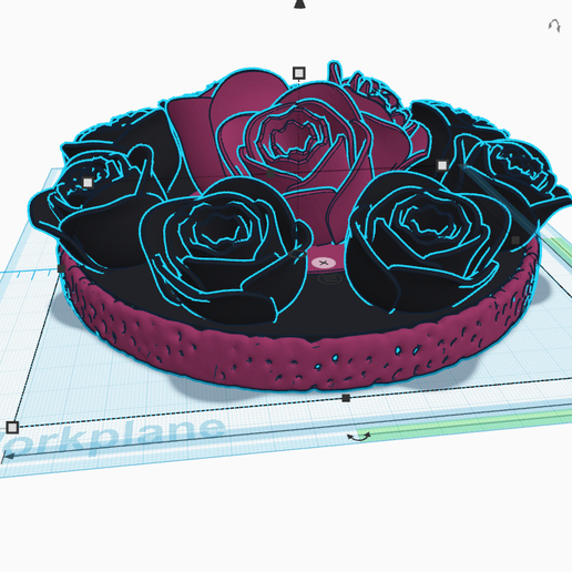 🌹 2025 (LUM) Rose Cake Decoration・ STL File for 3D printing・Cults