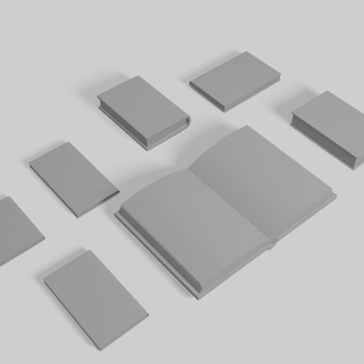 📚 Books and notebook・ STL File for 3D printing・Cults