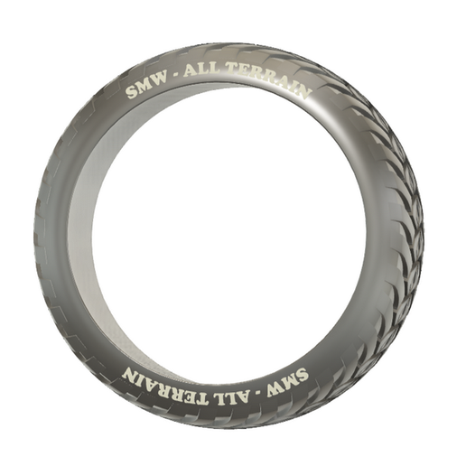 STL file SMW All Terrain Tyres / Tires for Scale Model Cars 🧑‍🏭 ・3D ...