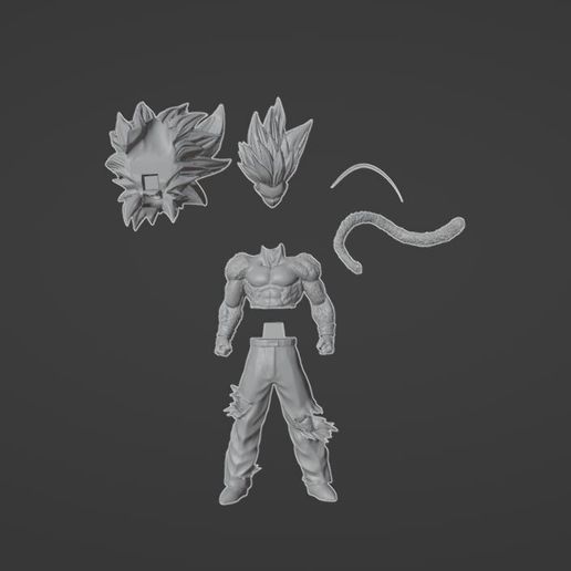 🐉 Gohan SSJ5 Dragon Ball AF・ 3D File for ・Cults