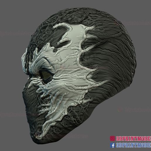 🪖 Spawn Helmet - Spawn Movie - Halloween Cosplay Mask・ 3D File for ・Cults