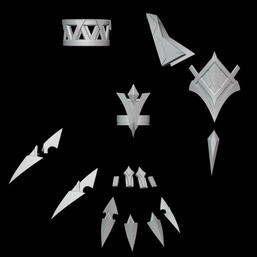 📁 Nefer Cosplay Accessories Genshin 3D print・ 3D File for 3D printing・Cults