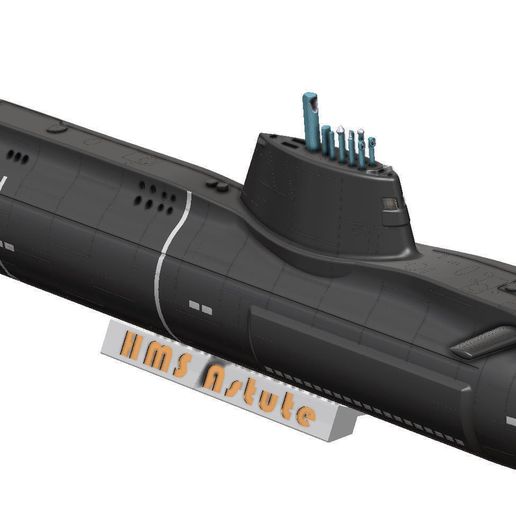 ⛵ Astute-Class Submarine – 1-Meter High-Detail 3D Printable Model・ STL ...