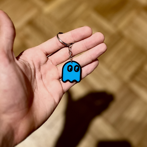 3D file Keychain Pacman ghosts // Pac-man ghosts keychain 🗝️ ・3D ...
