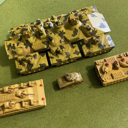 👽 MK 27 Bolo Sci fi Wargame miniature 15mm・ STL File for 3D printing・Cults