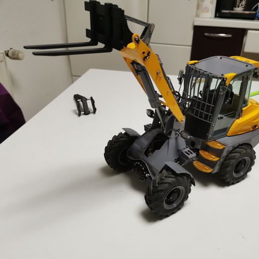 🛞 LESU MLC8 MINI WHEEL LOADER pallet fork WHEEL LOADER RC MODELBAU・ STL ...