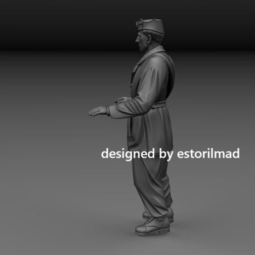 🤌 WW2 ITALIAN TANK DRIVER V7・ STL File for 3D printing・Cults