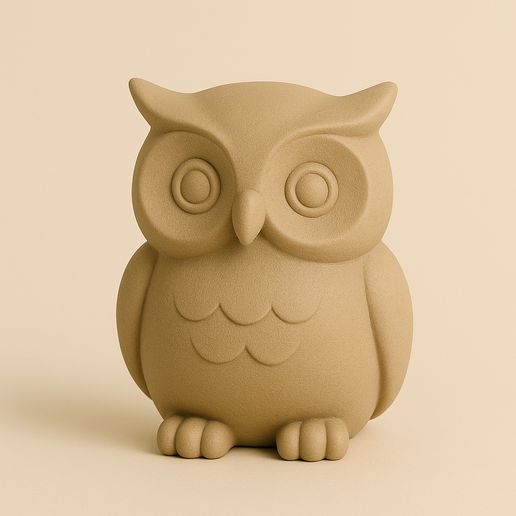 🦉 Cute Owl Figurine – 3D Printed Decorative Sculpture STL・Free STL File ...