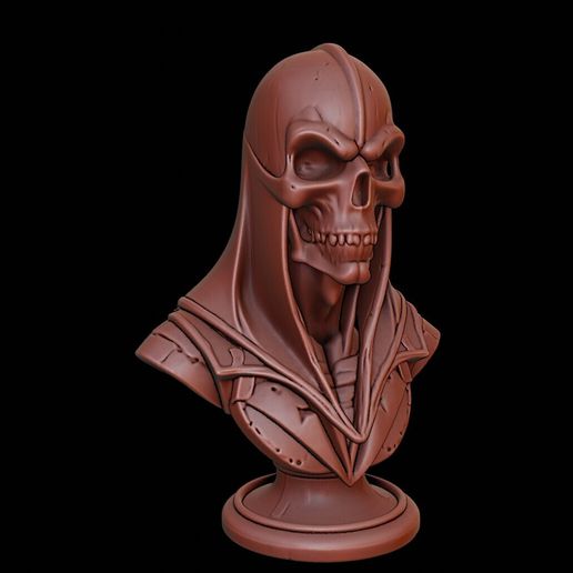 3D file Wraith Beast Bust 👤 ・3D print design to download・Cults