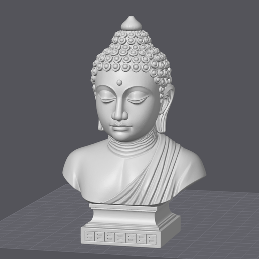 👤 Gautama Buddha Bust - Siddhartha, the Enlightened One and Founder of ...