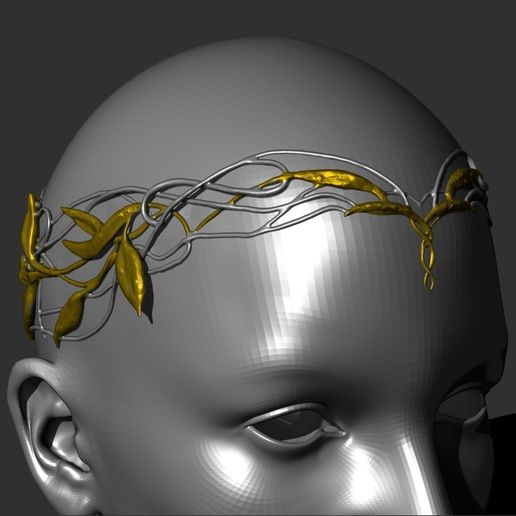 🧝 Elvish Galadriel Crown Lord of the Rings Hobbits・ STL File for 3D ...