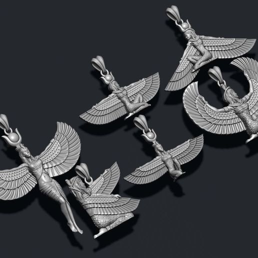 🇪🇬 Isis pendants pack 3D print model・ 3D File for 3D printing and CNC ...