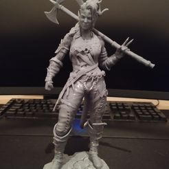 3D printing Karlach | Baldur's Gate 3 | 292mm (Full body + Bust) • made ...