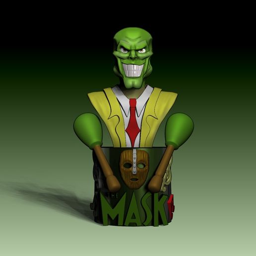 STL file The Mask Bust Fan art 👤 ・3D printer model to download・Cults