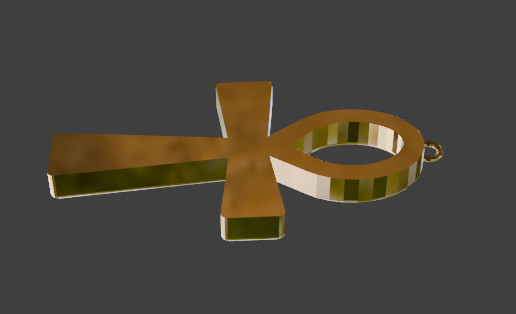 Ankh cross・ STL File for 3D printing・Cults