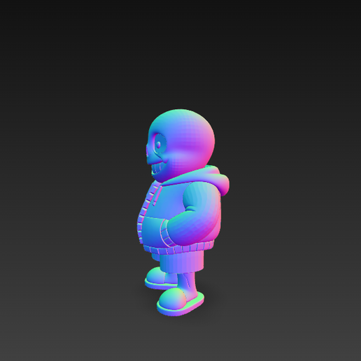 ️‍🔥 Sans Undertale・ STL File for 3D printing・Cults