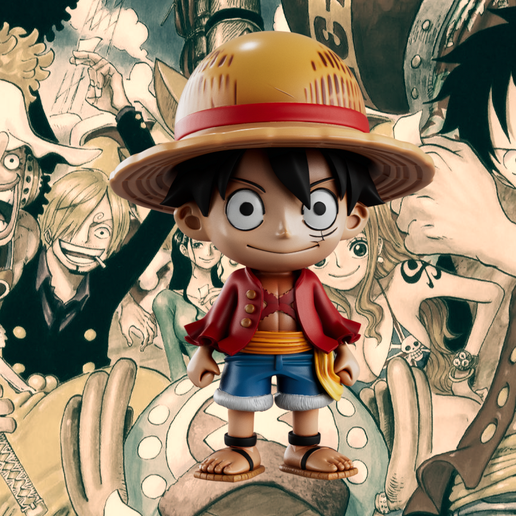 luffy chibi hd