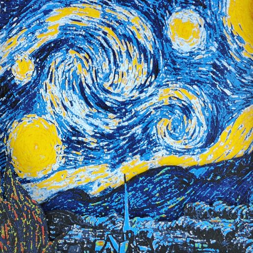 📦 The Starry Night Shadow Box・ STL File for 3D printing・Cults