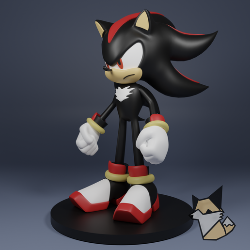 🦔 Shadow The Hedgehog・ STL File for 3D printing・Cults