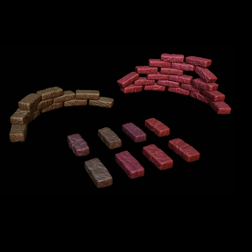 3D file Basing & Terrain Bricks v2 🧱 ・Design to download and 3D print・Cults