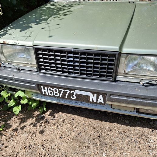 📛 Volvo 740 turbogrill, no badge V1・ STEP File for 3D printing・Cults