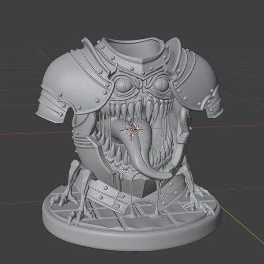 👹 dnd knight's cuirass mimic and non-mimic pack・Бесплатный STL для 3D ...