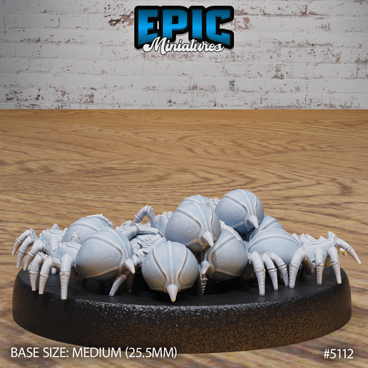 🕷️ Spider Swarm Set ‧ DnD Miniature ‧ Tabletop Miniatures ‧ Gaming ...