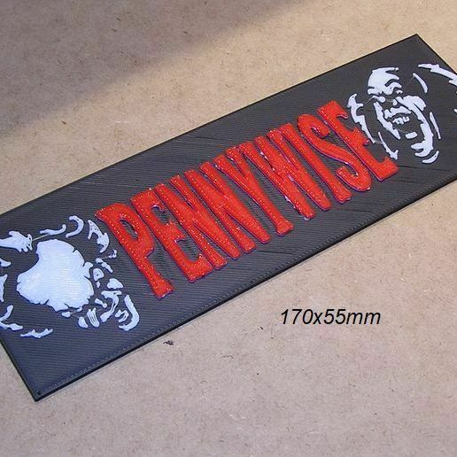 🎬 Pennywise, sign, poster, signboard, logo, movie, horror, horror ...