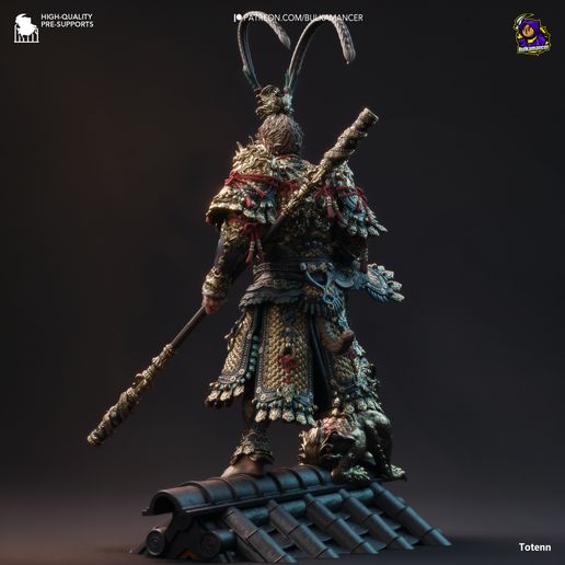 🐒 Destined One | Black Myth: Wukong | 327mm・ 3D File for 3D printing・Cults