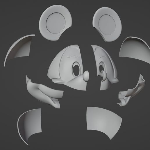 🐁 Mickey Mouse Helmet・ 3D File for ・Cults