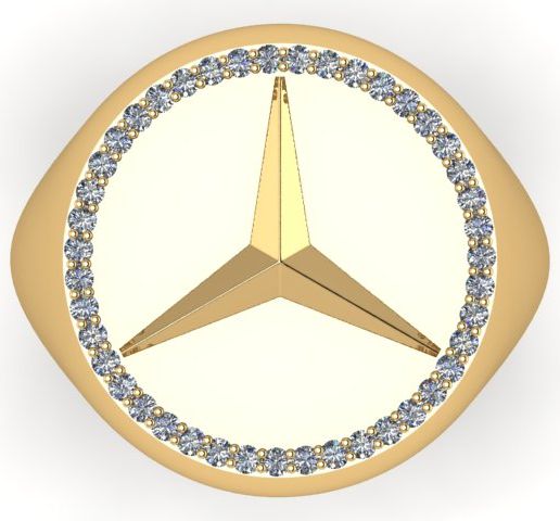 💍 Benz Ring・ 3D File for ・Cults
