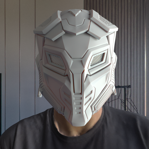 🪖 Sektor Helmet MK Cosplay Fan Art・ STL File for 3D printing・Cults