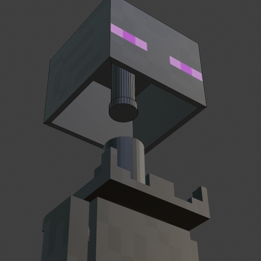 STL file ENDERMAN MINECRAFT 💎 ・3D printer model to download・Cults