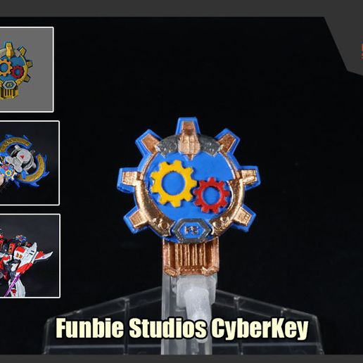 🤖 Funbie Studios Transformers CyberKey・Free 3D File for 3D printing・Cults