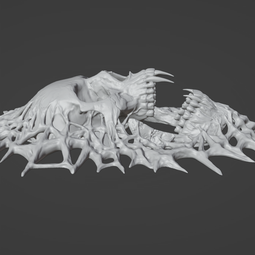 🧛 Vampire Skull Wall Art・ 3D File for 3D printing・Cults