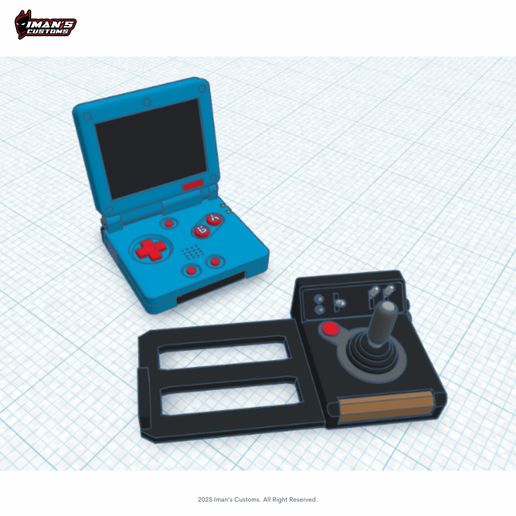 STL file Game Boy Console 1:10 scale 👦 ・3D printer model to download・Cults