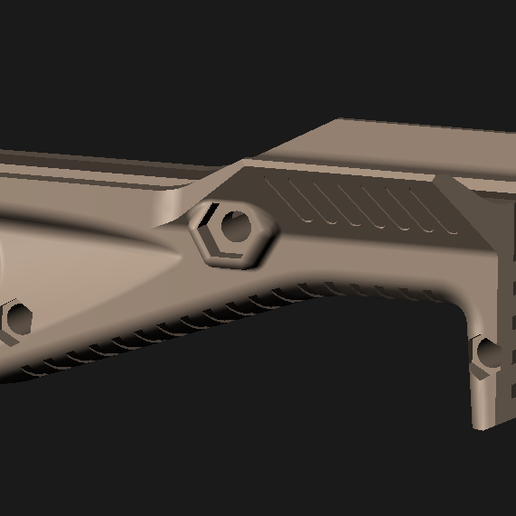 🔫 Cobra Tactical ForeGrip・ STL File for 3D printing・Cults