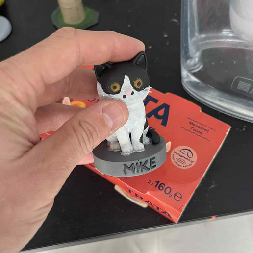 🐱 cat Mike・ STL File for 3D printing・Cults