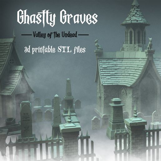🎲 The Ghastly Graves・ 3D File for 3D printing・Cults