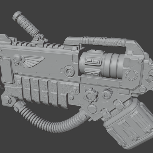 🛰 Multi-melta - Space Marine・ STL File for 3D printing・Cults