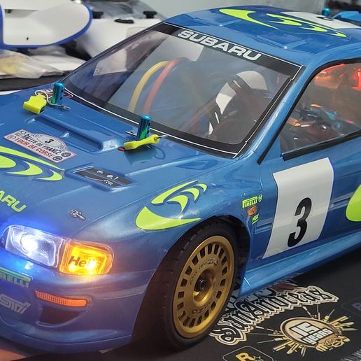 🛞 Rc 1/10 subaru 95 to 99 wrc light buckets (front&rear) or any scale ...