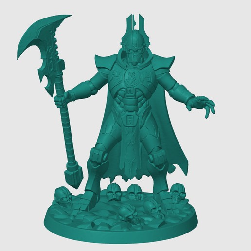 🎲 Overlord Xherakh – The Eternal Warden - Sci-Fi Undead Boss Miniature ...