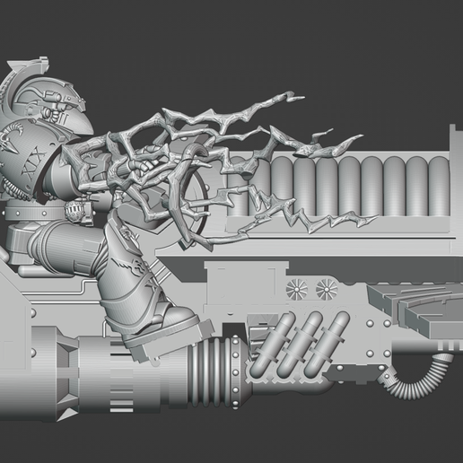 🐦 Balsar Kurthuri, the Grey Raven on Jetbike・Free 3D File for ・Cults