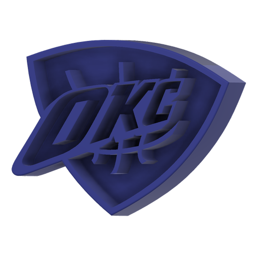 Okc Thunder Logo 3d