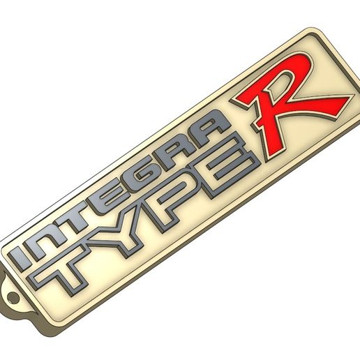 🗝️ 1995 INTEGRA TYPE R KEYCHAIN・ 3MF File for 3D printing・Cults