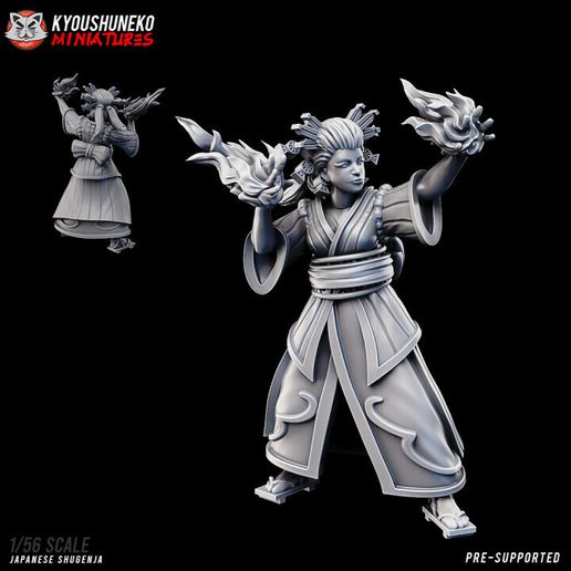 🎲 Japanese Shugenja・ 3D File for ・Cults