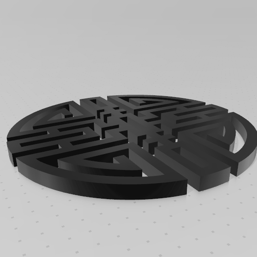 STL file Fu Symbol 👼 ・3D printing idea to download・Cults