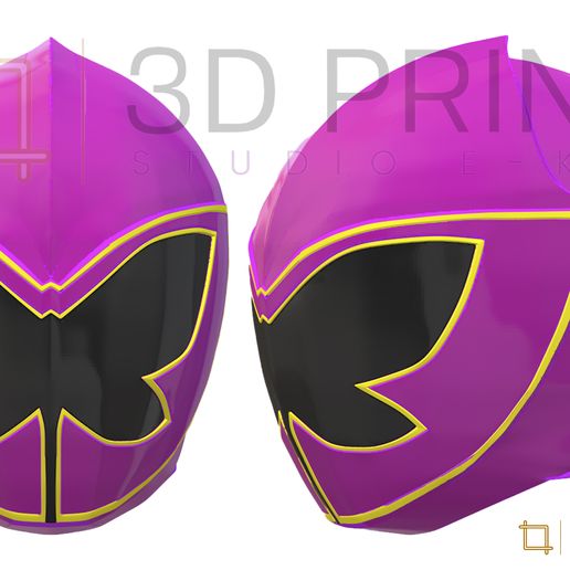 🪖 Power Rangers Mystic Force Pink Ranger helmet・ 3D File for 3D ...